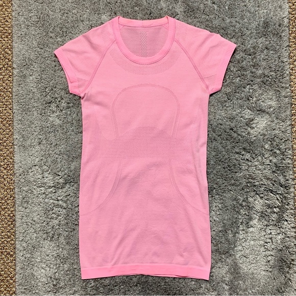 lululemon athletica | Tops | Lululemon Swiftly Tech Short Sleeve Crew Miami Pink | Poshmark